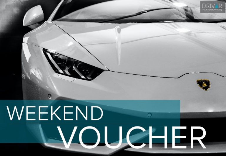 Voucher weekend rental for Lamborghini Huracan - DRIVAR sports car rental